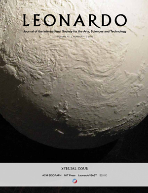 A Planetary Order on the cover of Leonardo Journal (volume 45, issue 4 ...